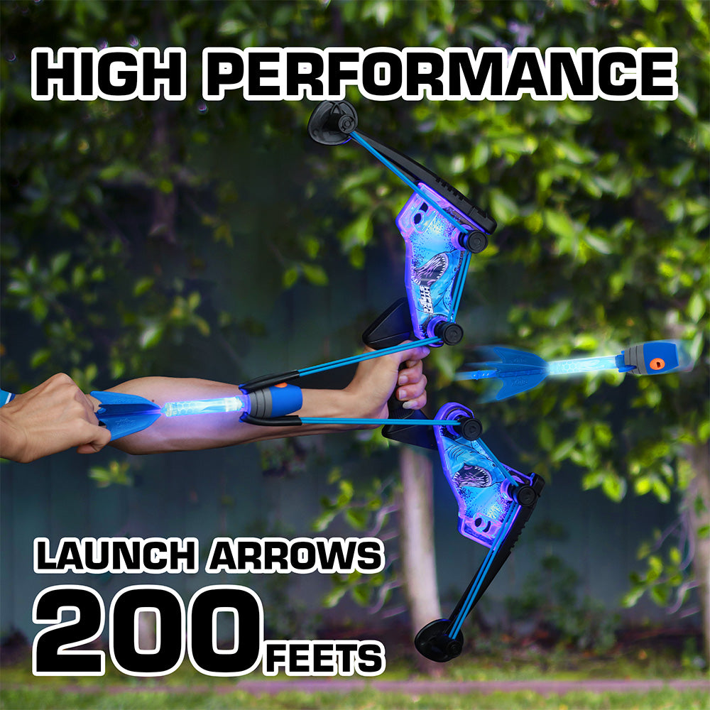 HyperStrike FireTek Light Up Bow - 200ft Range Archer Set