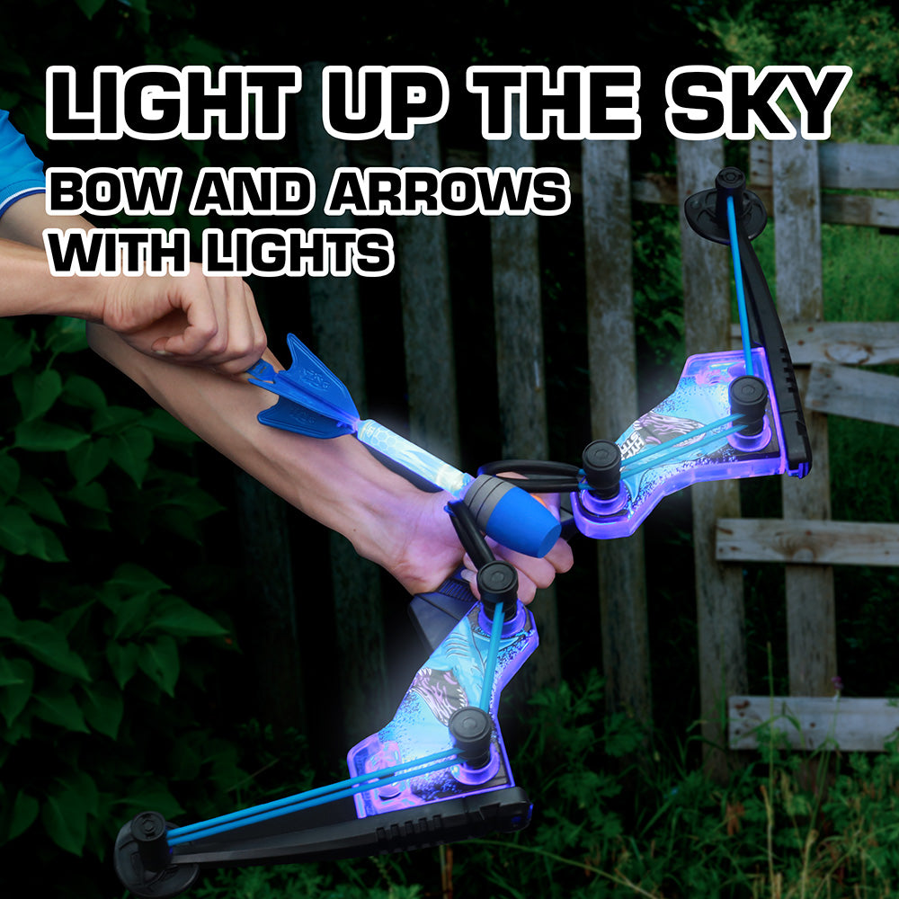 HyperStrike FireTek Light Up Bow - 200ft Range Archer Set