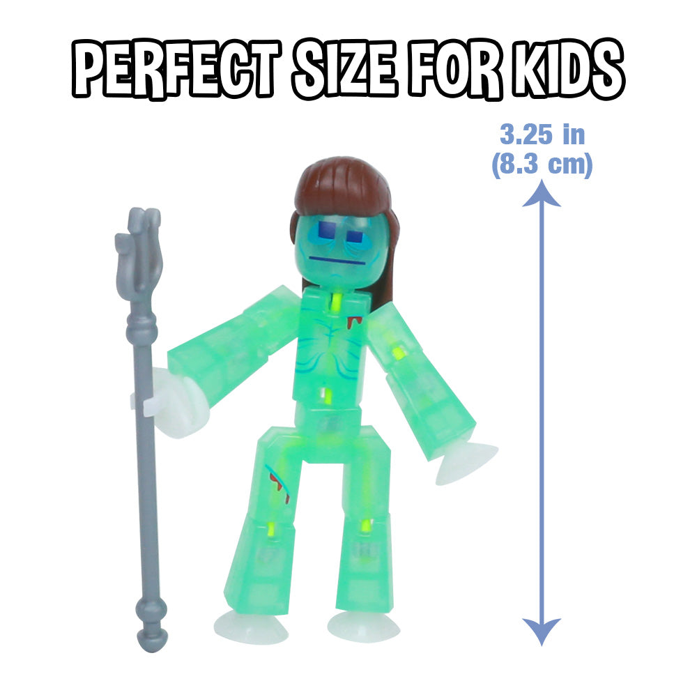 StikBot Halloween Zombie Pack - 4 Spooky Stop Motion Figures