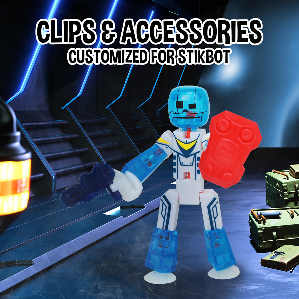 StikBot Zingtannica Action Pack - Stop Motion Figure with Accessories