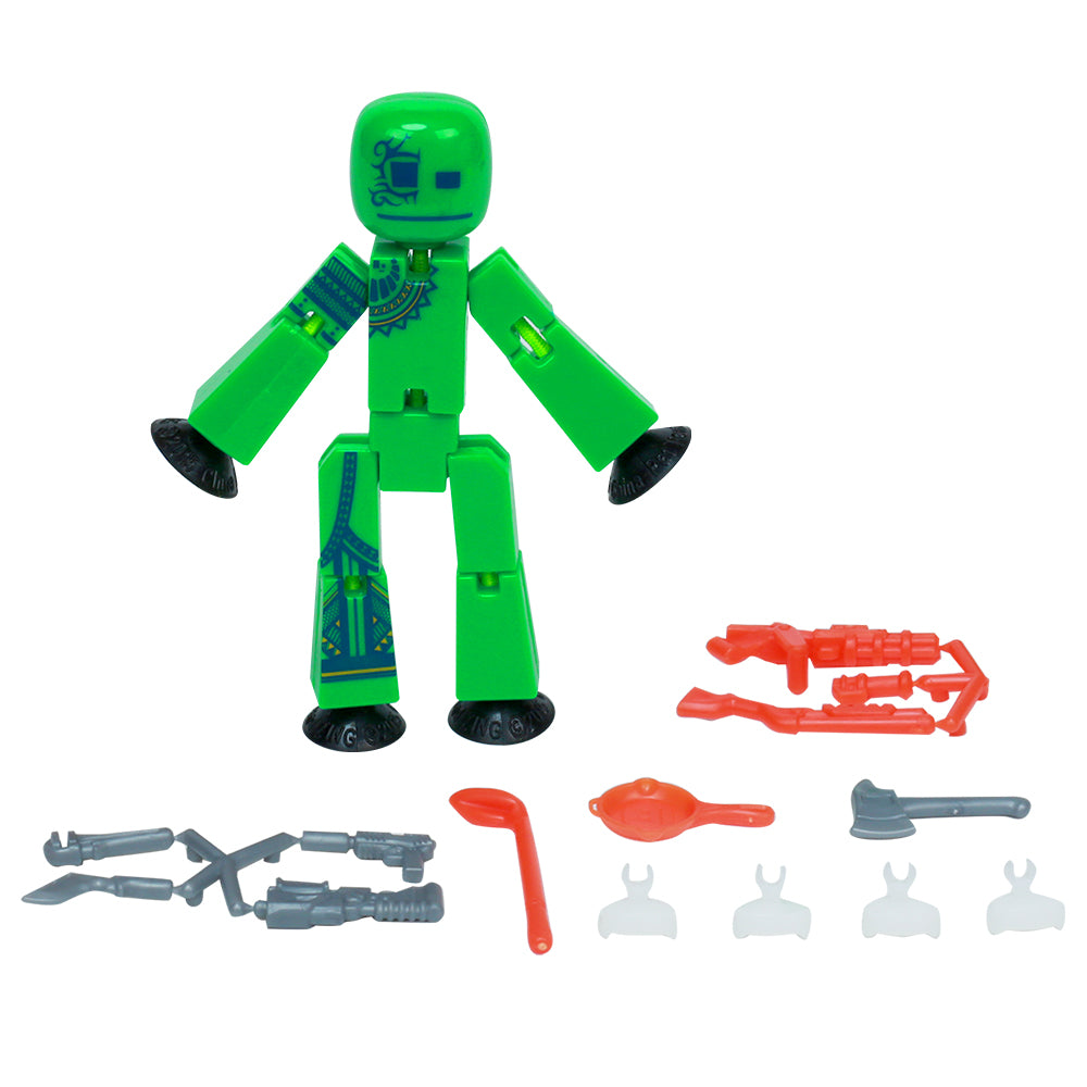 StikBot Zingtannica Action Pack - Stop Motion Figure with Accessories