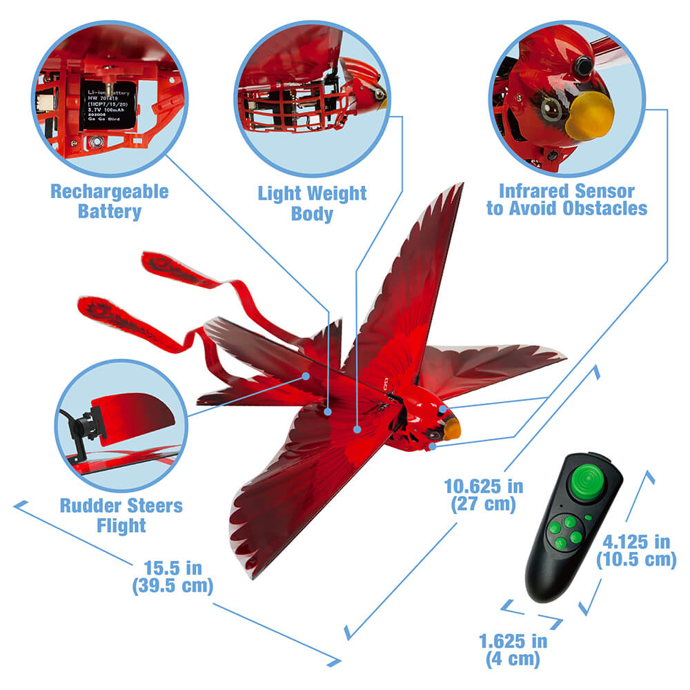 Go Go Bird Flying Dragon - Smart RC Bird Toy