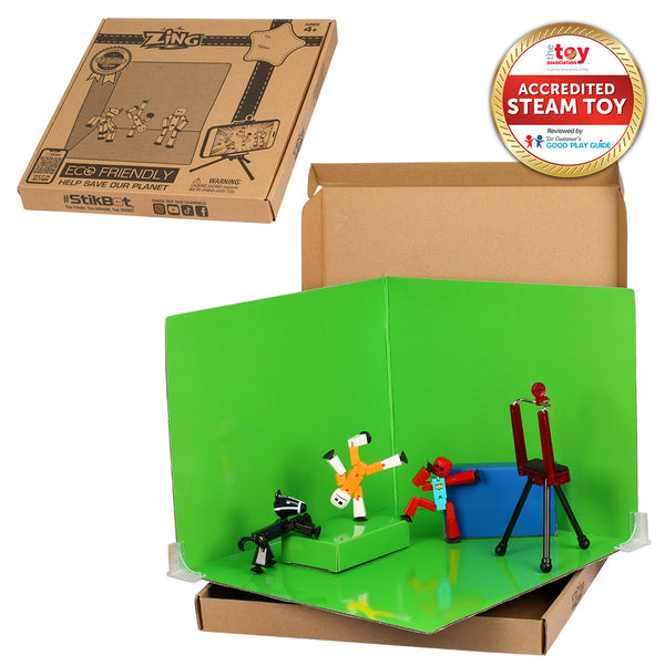 StikBot Studio Pro Set | Animation Kit - Green Screen & Tripod
