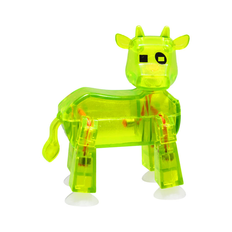 StikBot Pets 4-Pack | Animal Figures - Cow, Gorilla, Panda & Horse