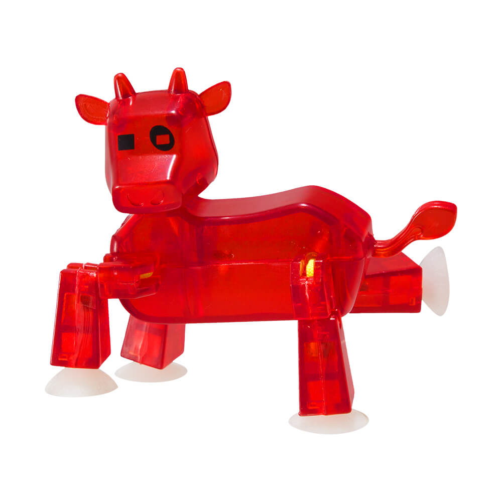 StikBot Pets 4-Pack | Animal Figures - Cow, Gorilla, Panda & Horse