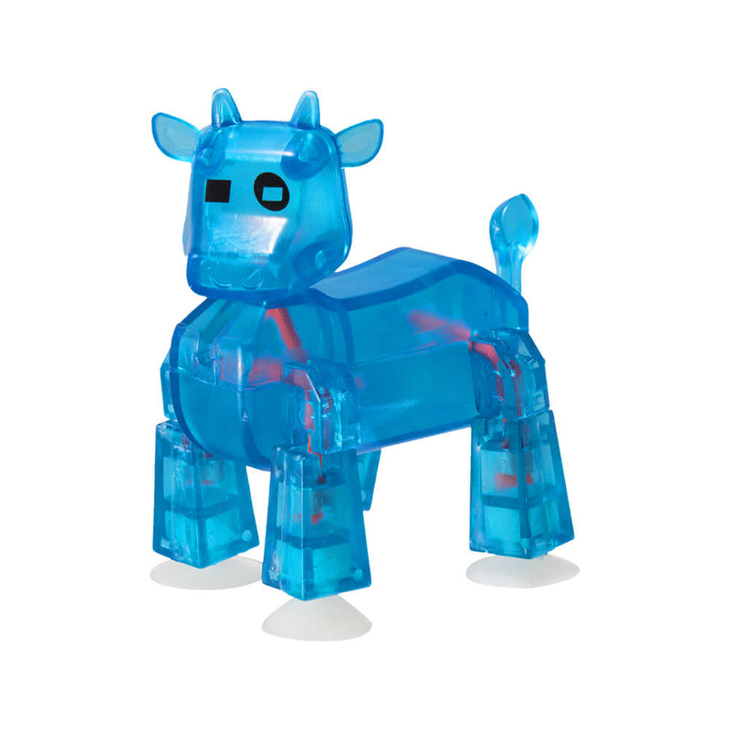 StikBot Pets 4-Pack | Animal Figures - Cow, Gorilla, Panda & Horse